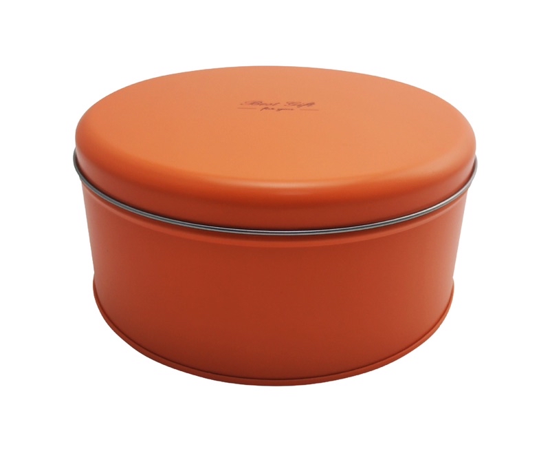 Cookies Candy Container Round Container Present Gift Aluminium Box ...