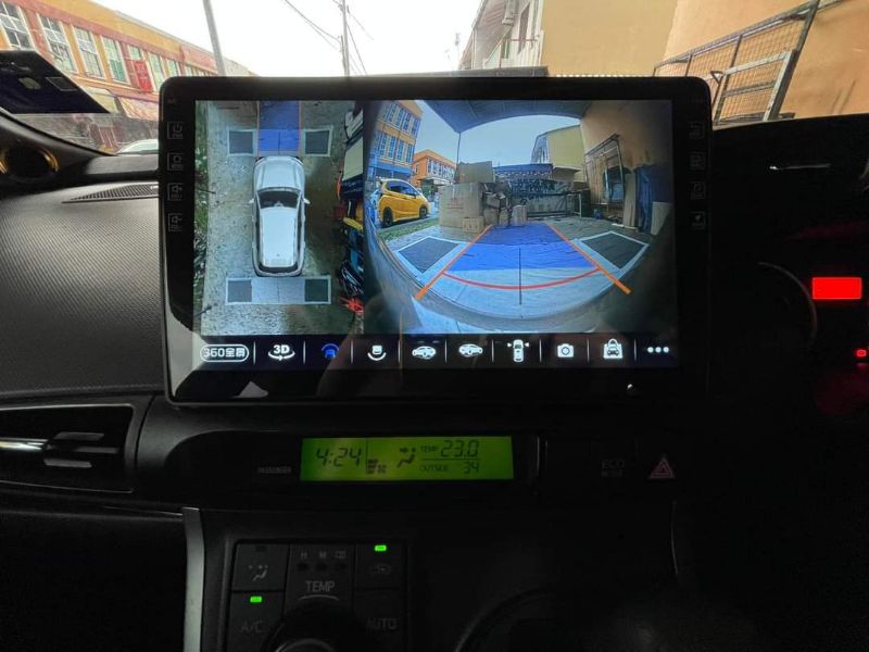 Tomahawk 360° CAR CAMERA WITH 3D VIEW AHD 1080 FOR ANDROID PLAYER ...