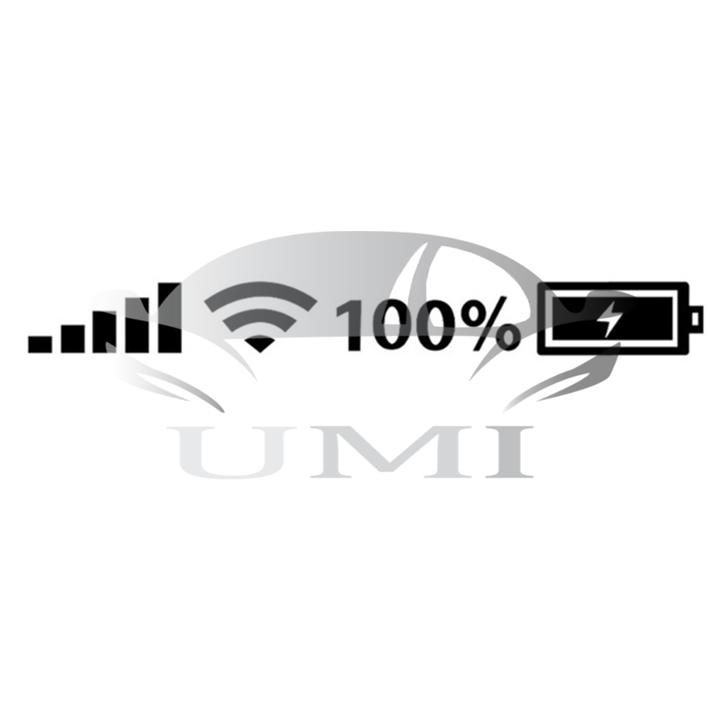 Car Sticker 100% Wi-Fi Battery Level Signal Car Vinyl Reflective ...