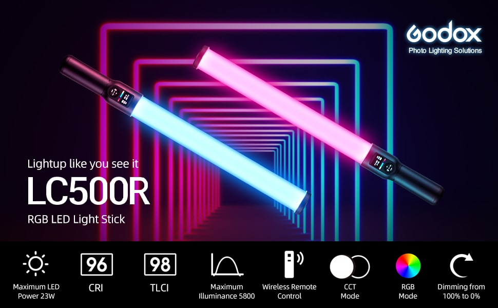 Godox LC500 / LC500R RGB LED Light Stick | Shopee Malaysia