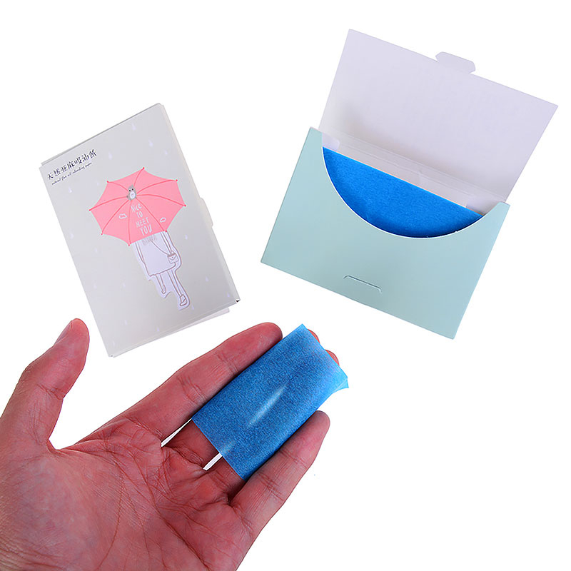 𝟱𝟬 𝗦𝗛𝗘𝗘𝗧𝗦 / 𝗣𝗔𝗖𝗞 》Facial Oil Absorbing Paper Oil Control Cleansing ...