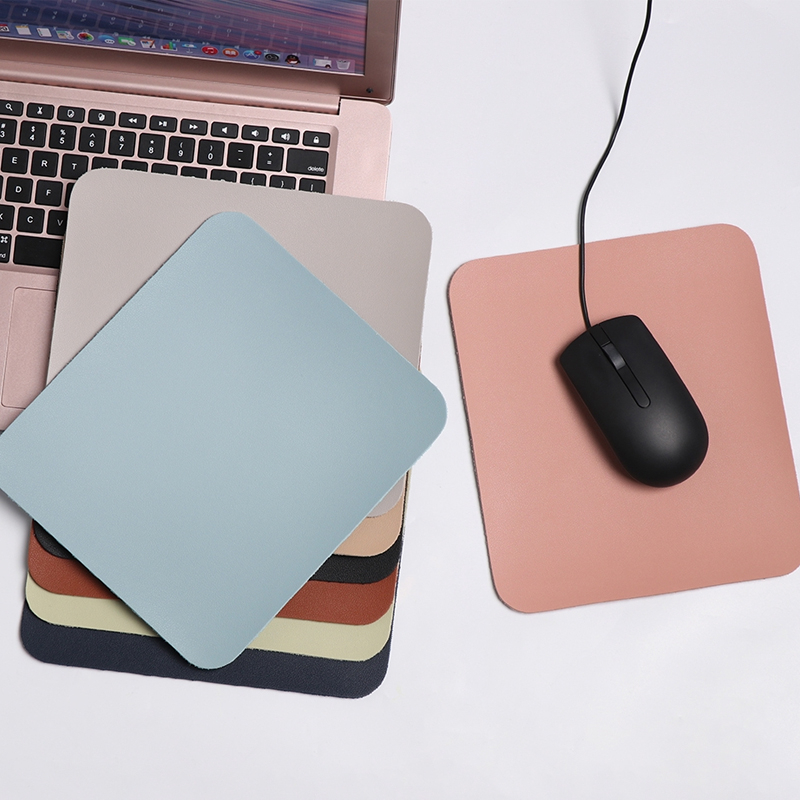 𝗗𝗢𝗨𝗕𝗟𝗘-𝗦𝗜𝗗𝗘𝗗 》 Waterproof Leather Mousepad Smooth Mouse Pad Laptop ...