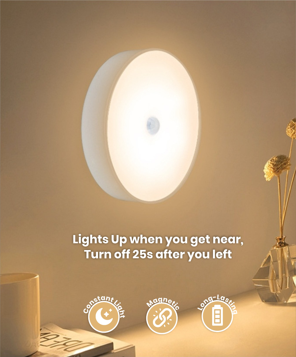 Motion Sensor Light Lampu Sensor Automatik LED Sensor Lights Auto Light ...