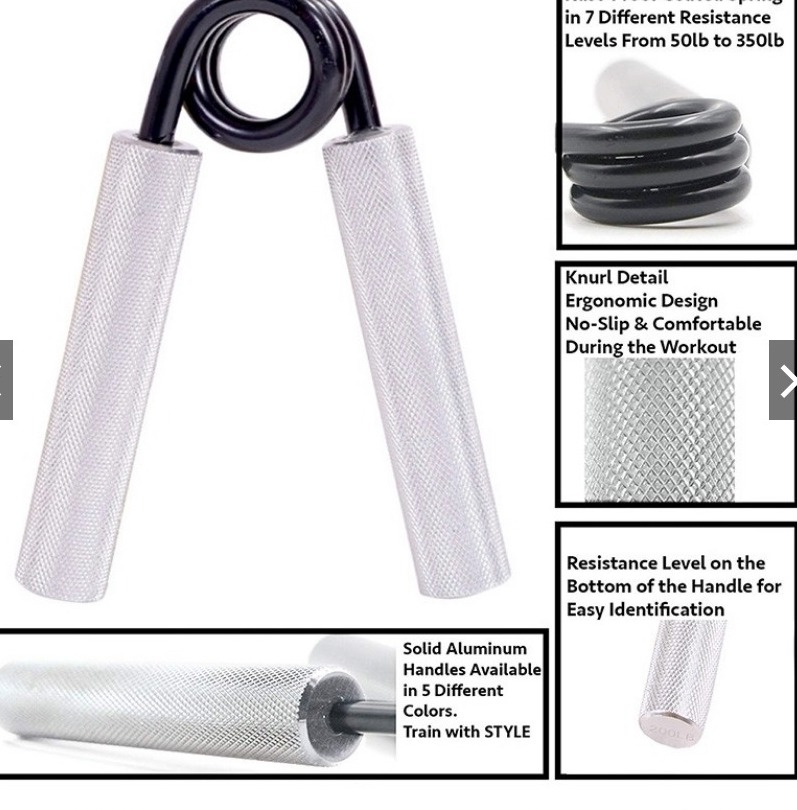 UPGRADE Heavy Hand Grip Metal Hand Grippers Gym Fitness Forearm Gripper ...