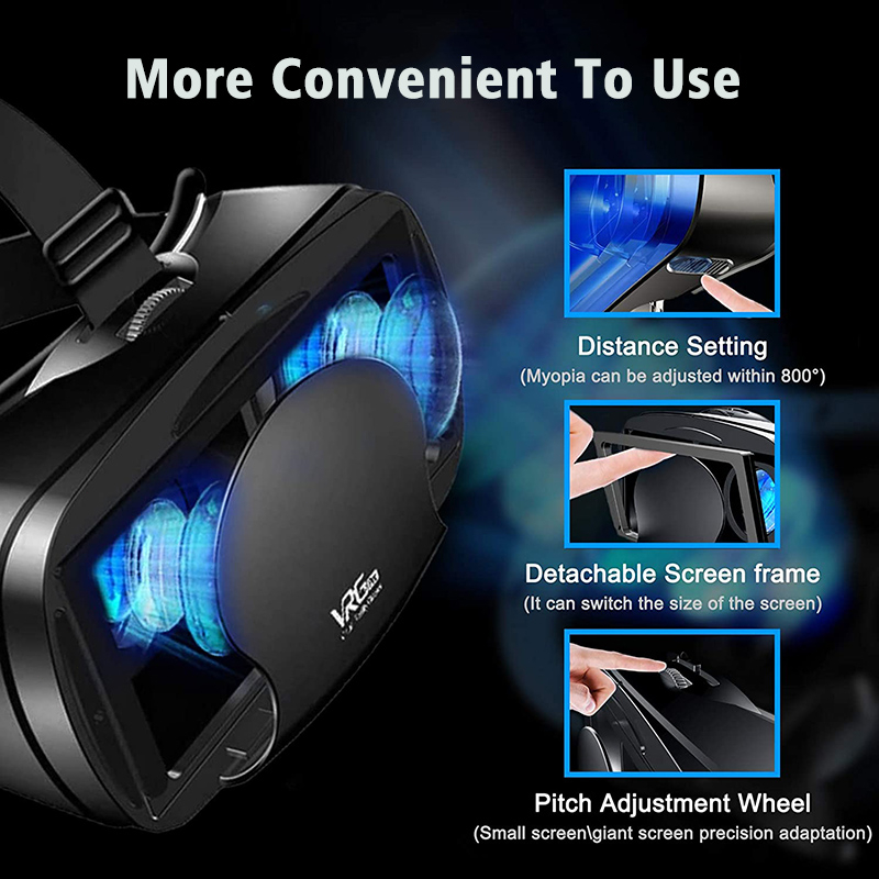 VRG Pro VR BOX VR Glasses 3D Glasses Virtual Reality Glasses VR Wide ...