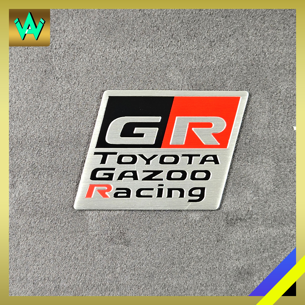 GR Gazoo Racing Logo Sport Sticker Logos Badge Toyota Yaris Corolla ...