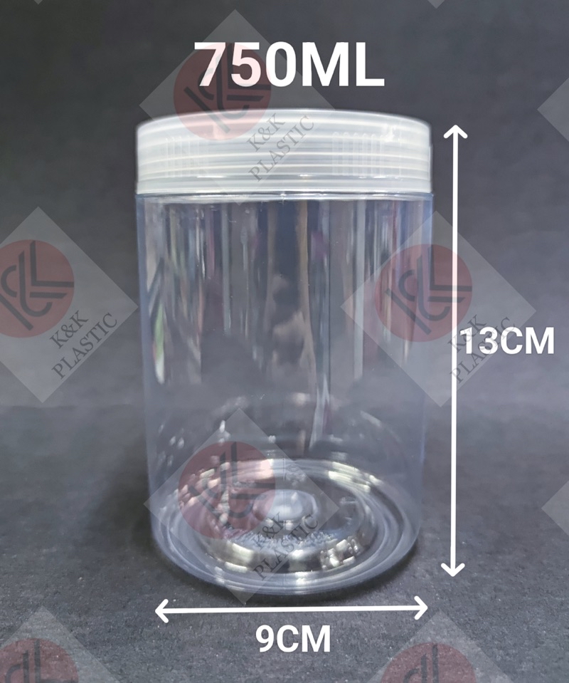 750ML PLASTIC JAR/BALANG KUIH/BALANG KUEH/BALANG RAYA/CANISTER/BOTOL ...
