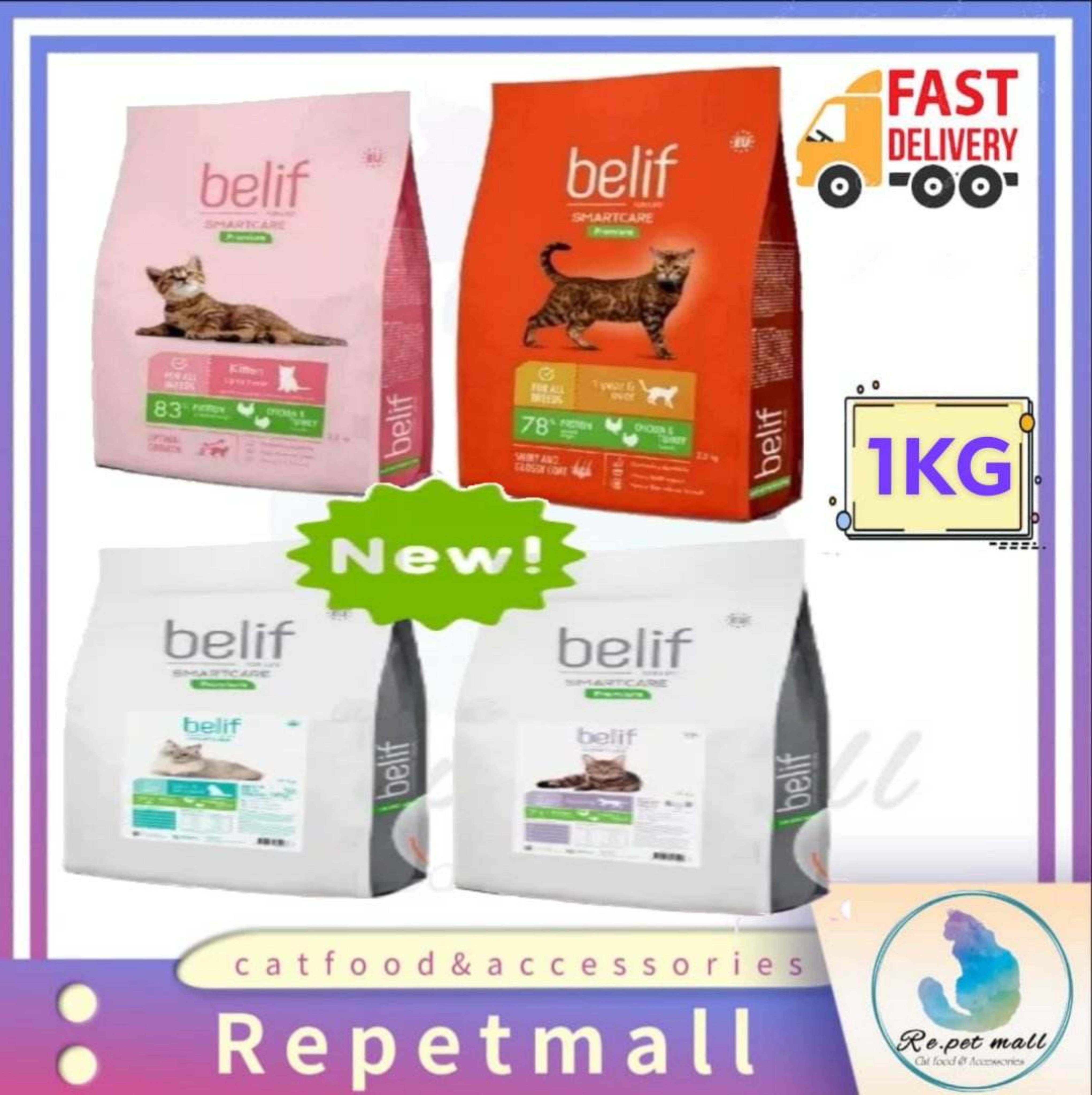 Belif 1KG Repack Premium Smartcare(Kitten/Adult/Sensitive Skin Stomach ...