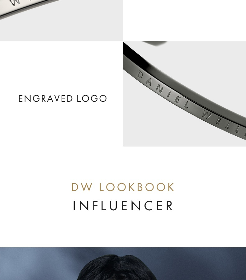 Daniel Wellington Classic Bracelet Black / Grey - Unisex Bracelet for ...