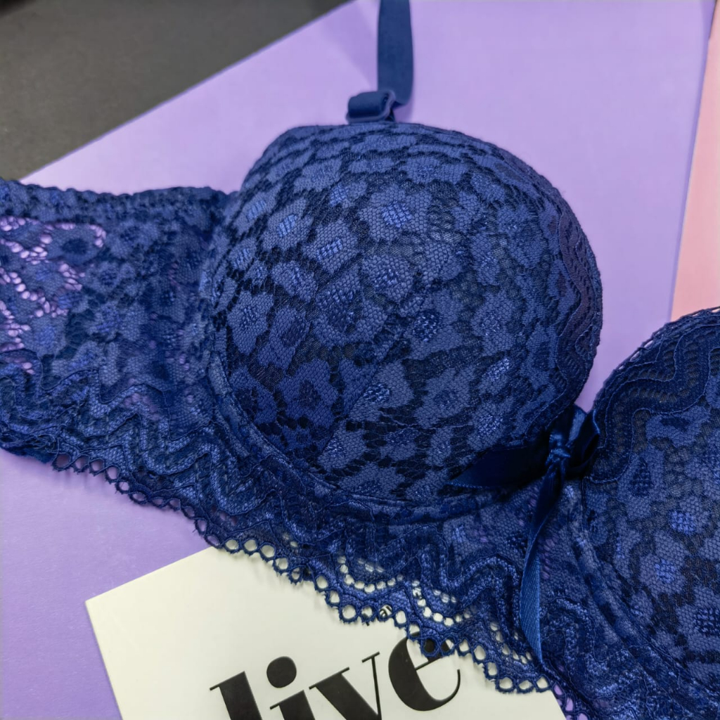 Wired Bra Women Set Floral Lace Bra 34-38 Bra Cup A Bra Set With ...