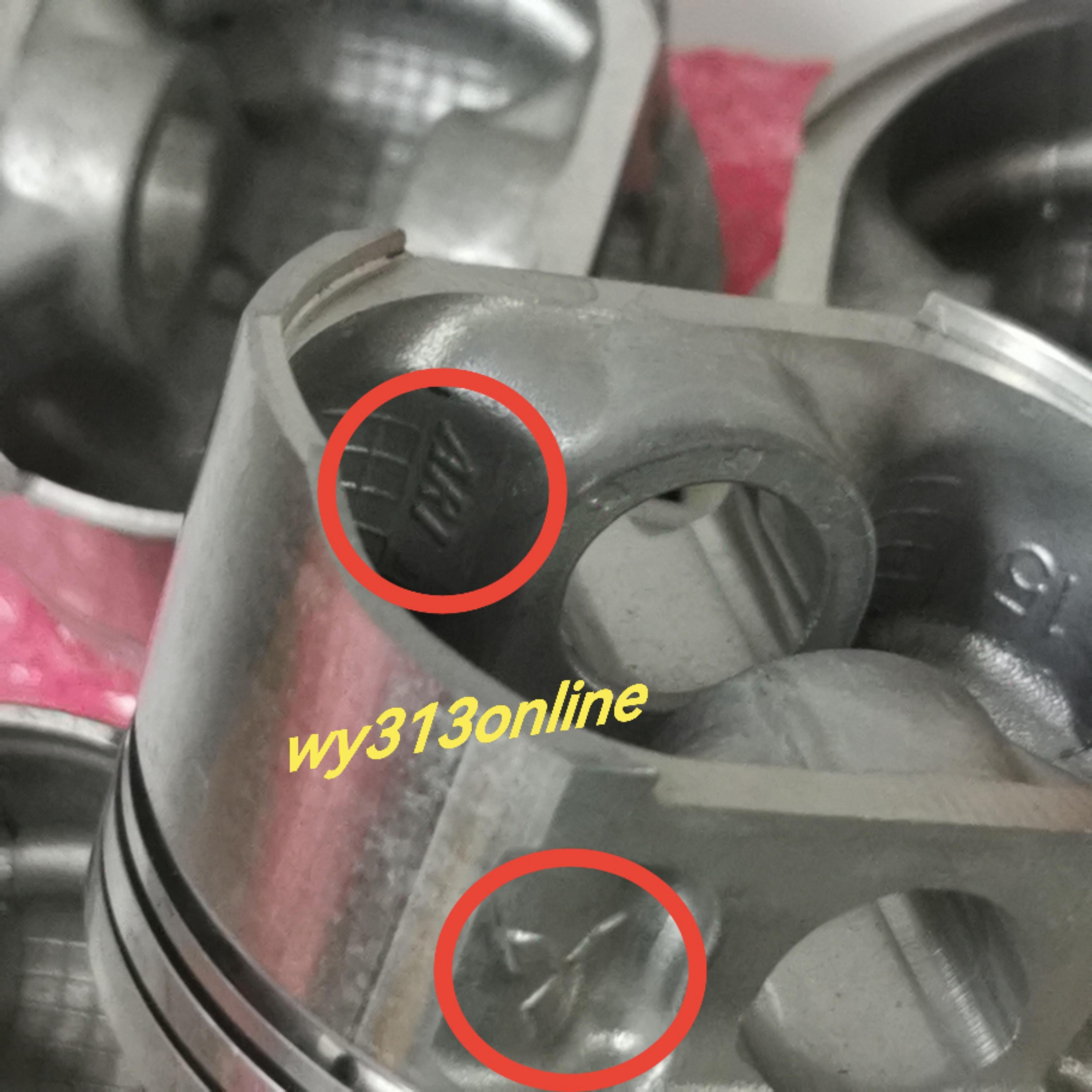 Original Proton Waja 1.6 MMC 4G18 Piston with Pin STD 1set=4pcs ...