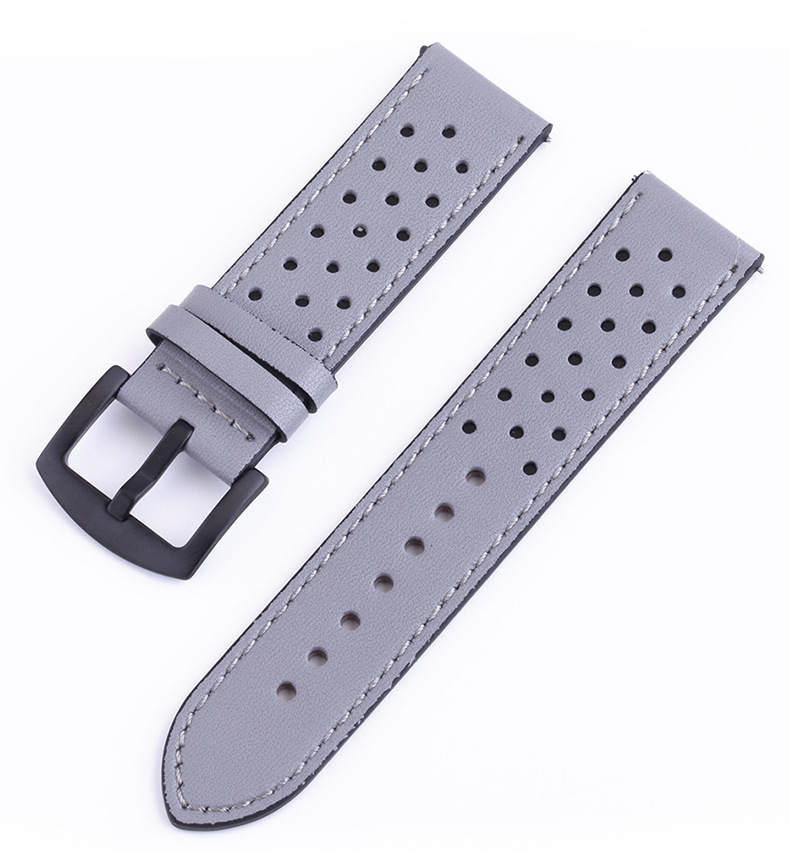 Geniune Leather Watch Band Strap Replacement Smart Wrist Bracelet 18 20 ...
