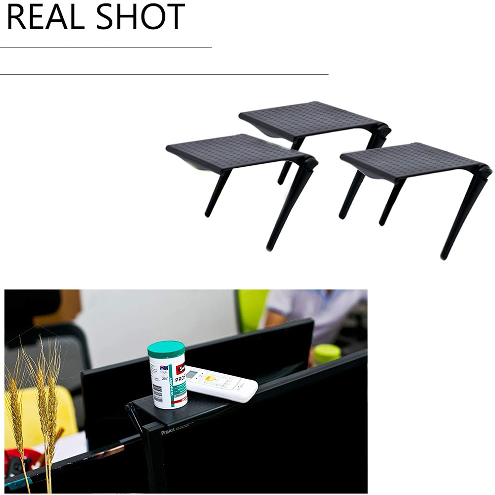 Adjustable TV Screen Top Shelf Monitor Desktop Screen Top Storage Rack ...