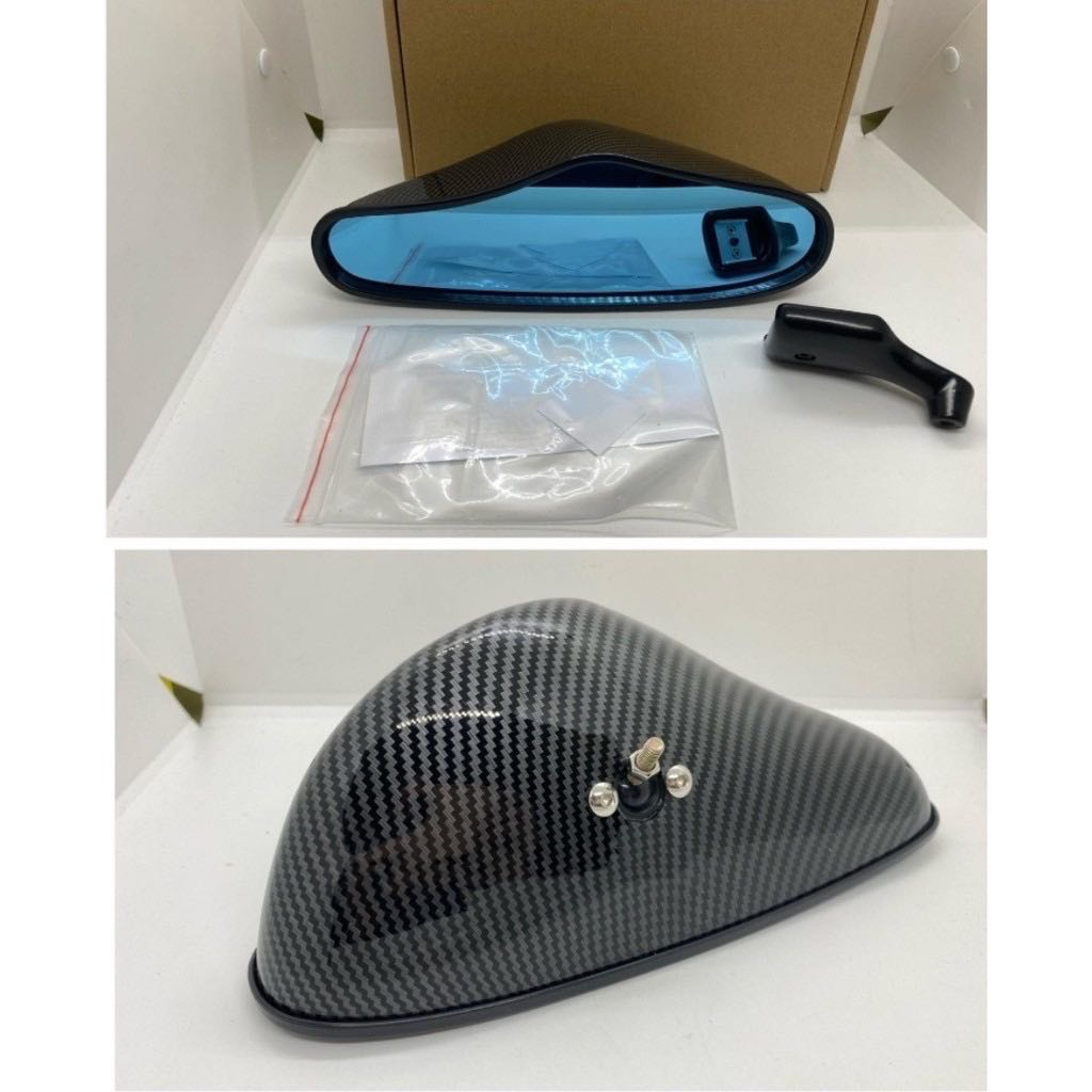 (Blue Mirror) ZOOM ENGINEERING MONACO MIRROR Centre mirror Rear view ...