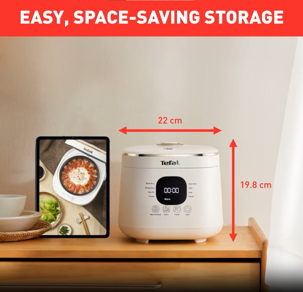 [NEW] Tefal 0.7L/4 Cups Rice Mate Mini Fuzzy Logic Rice Cooker | RK5151 ...