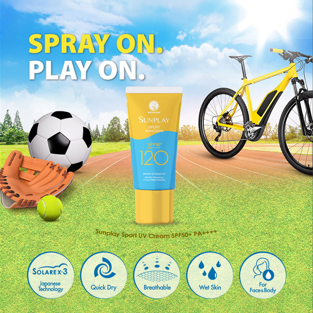 Sunplay Sport 120 Sunscreen 30g | Shopee Malaysia