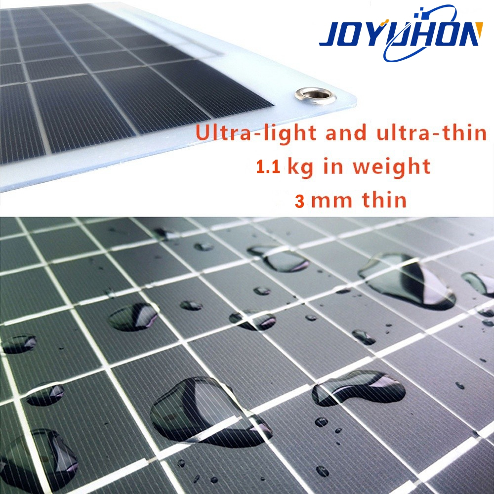 JOYUHON 80W 12V Solar Panel power station High conversion single ...