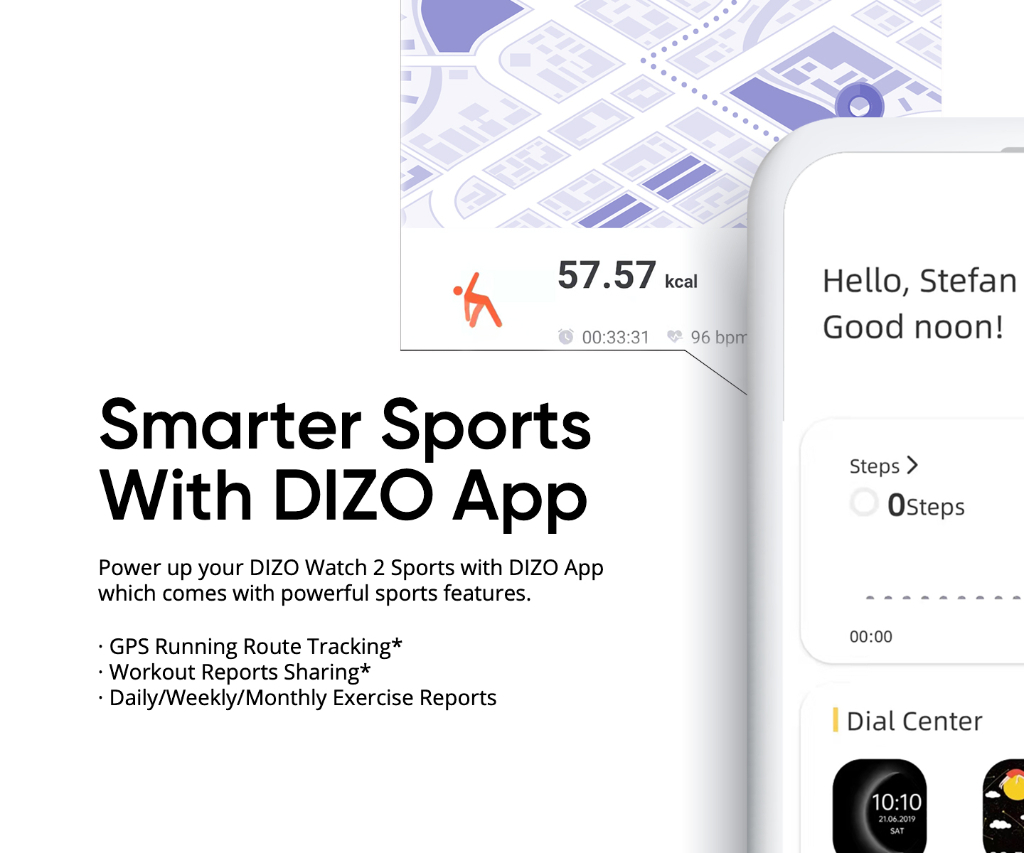 [Official Store] DIZO Watch 2 Sports Bright Full Touchscreen Smart ...