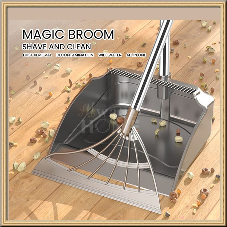 Set Penyapu & Penyodok 3 Dalam 1 + Berus Tandas Percuma – Magic Broom ...