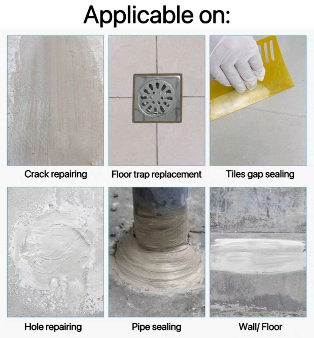 Tenley WaterProof Cement 3 Mins Quick Dry Simen Kalis Air Cepat Kering ...