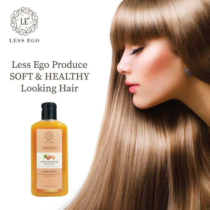 Less Ego Ginger Shampoo 500ml For Men and Women Hair Care Ginger ...