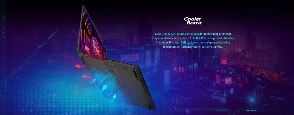 MSI LAPTOP Cyborg 15 A12VE-682MY AI GAMING (i5-12450H/16GB DDR5/512GB ...