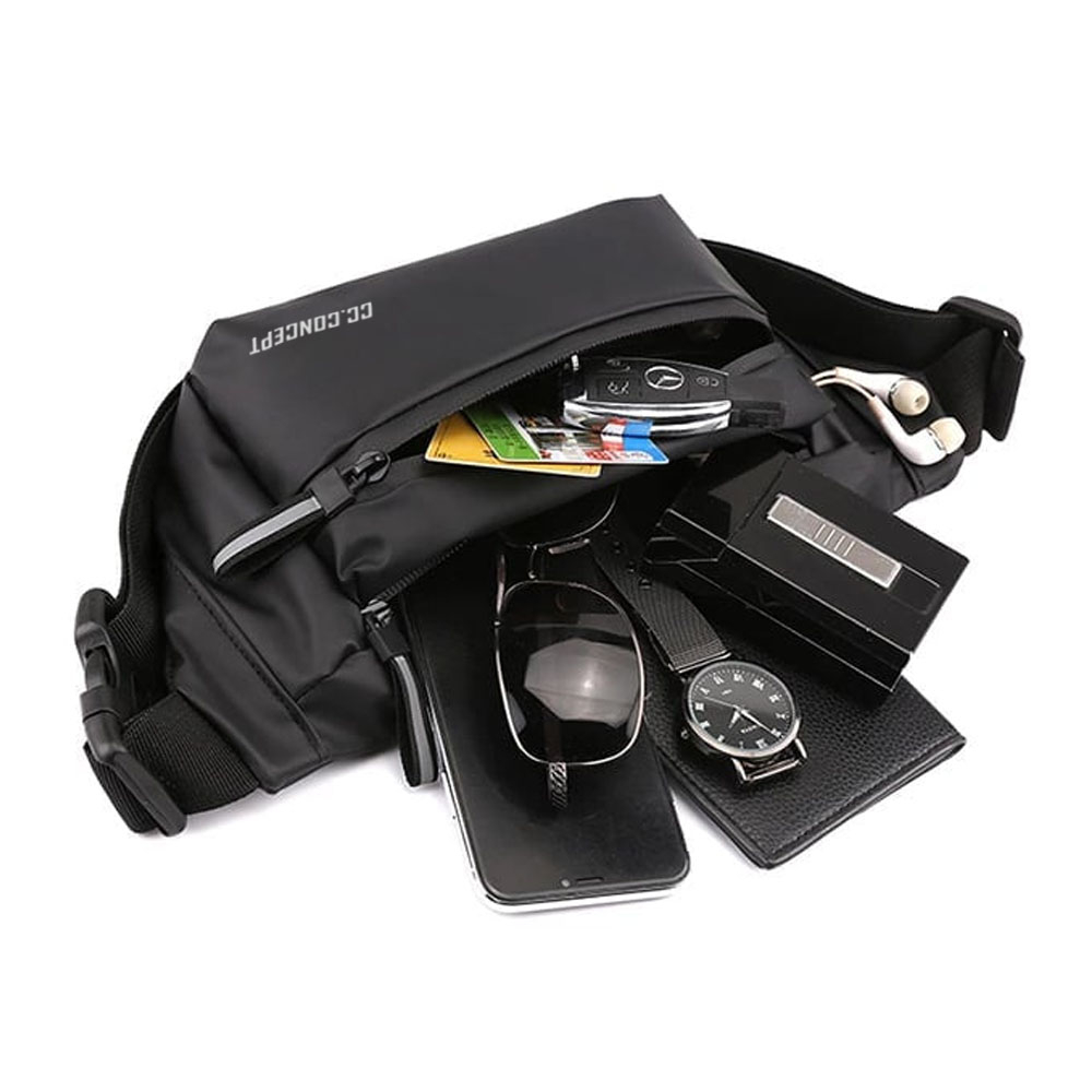 CC CONCEPT Original Waist Bag Waterproof Men Bag Chest Bag Pouch Sling ...