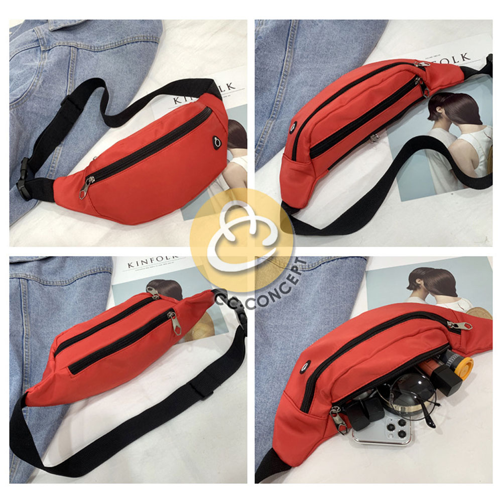 CC CONCEPT Sport Waist Bag Chest Bag Pouch Sling Bag Cross-body Bag Men ...