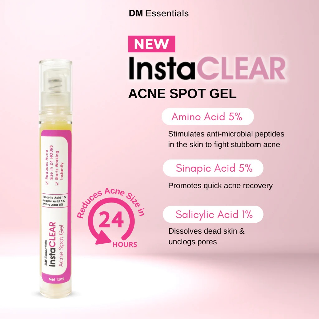 DM Essentials Instaclear Acne Spot Gel 15ML | Shopee Malaysia
