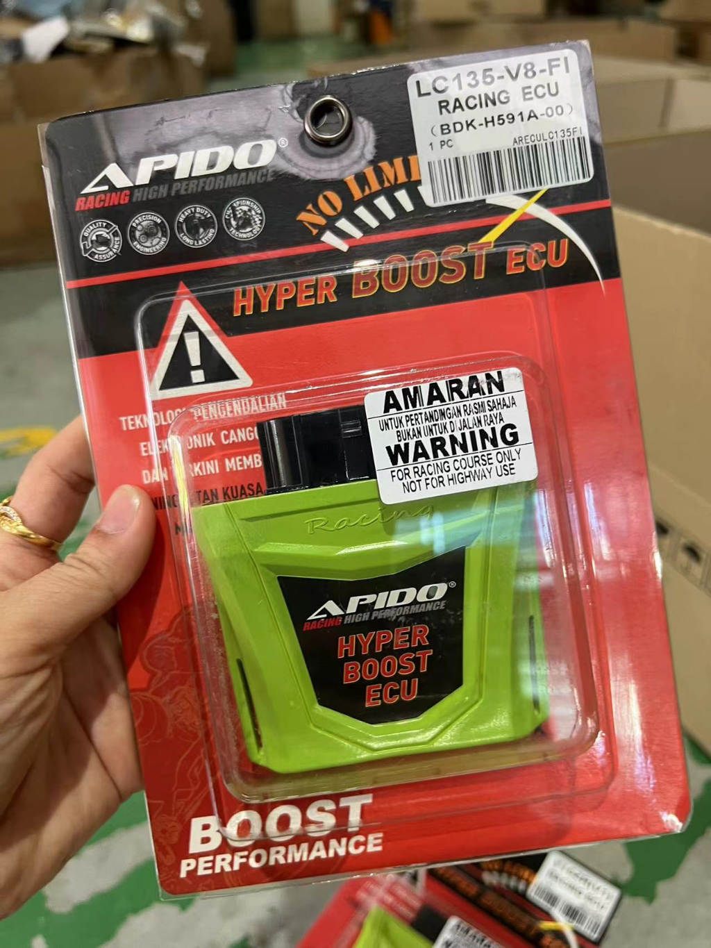 Apido Racing Hyper Boost ECU PNP No Dyno Y15ZR Y15 v1 v2 Y16ZR SRL115 ...