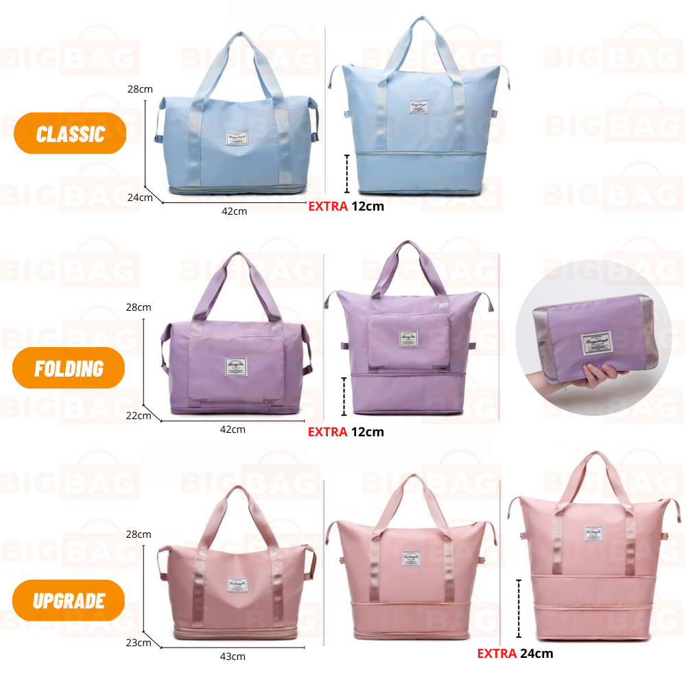 Beg Travel Bag Waterproof Beg Baju Travel Murah Beg Balik Kampung Besar ...