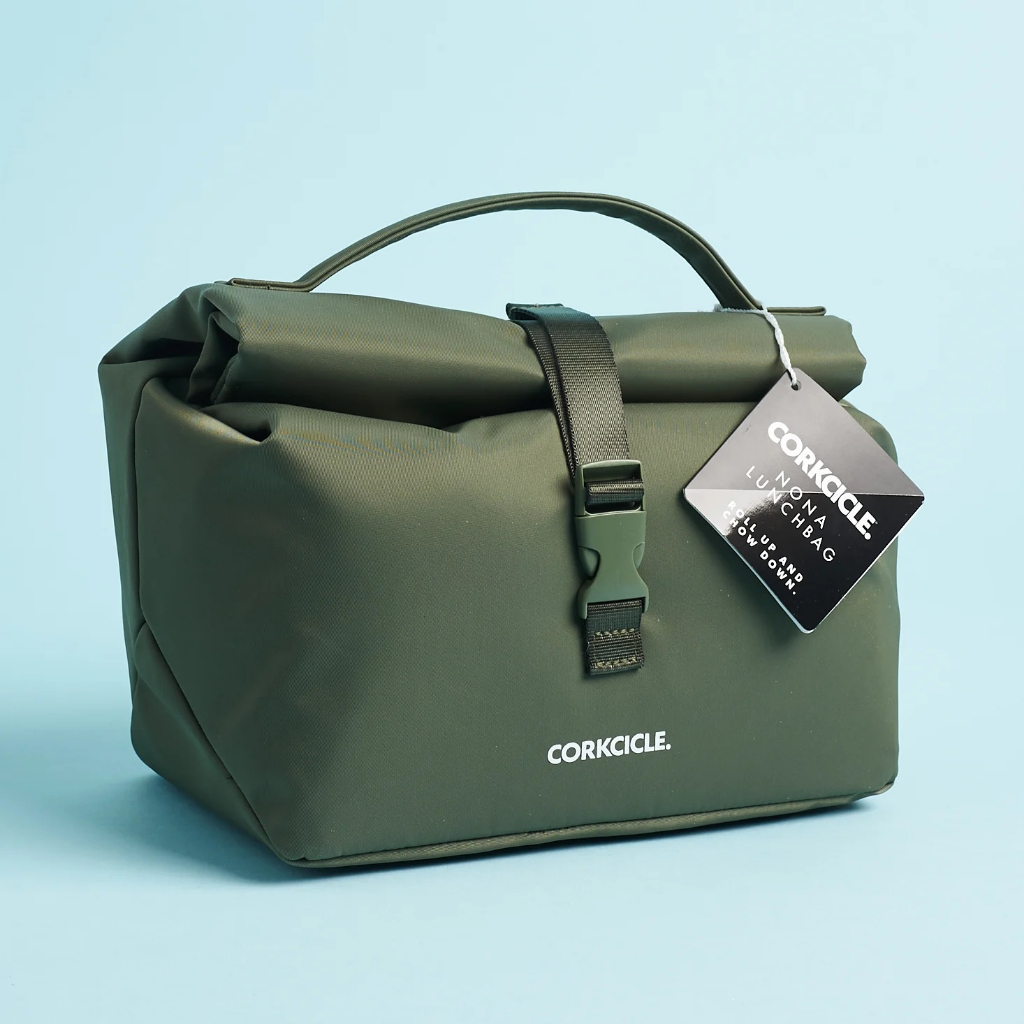 Corkcicle Premium Insulated Cooler Bag Nona Roll-Top Lunch Bag Stylish ...