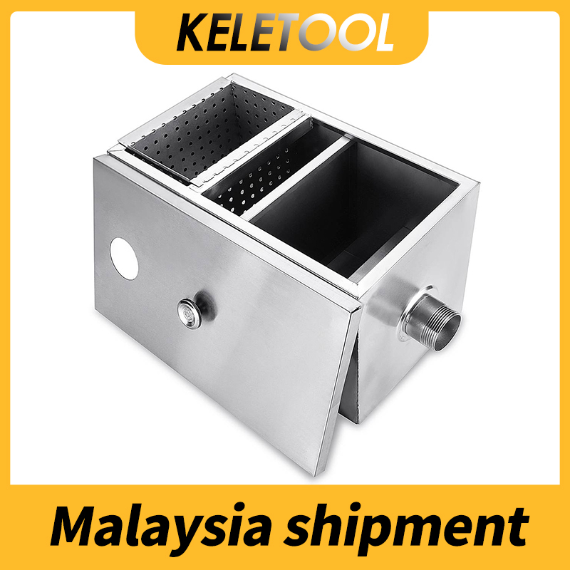 stainless steel grease trap kitchen oil trap for kitchen Trap waste ...