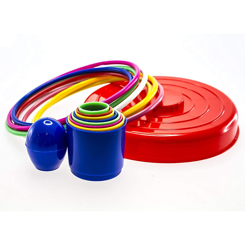 SKILL DEVELOP 💥 Plastic Sport Ring Toss Game Set Kids Children Indoor ...