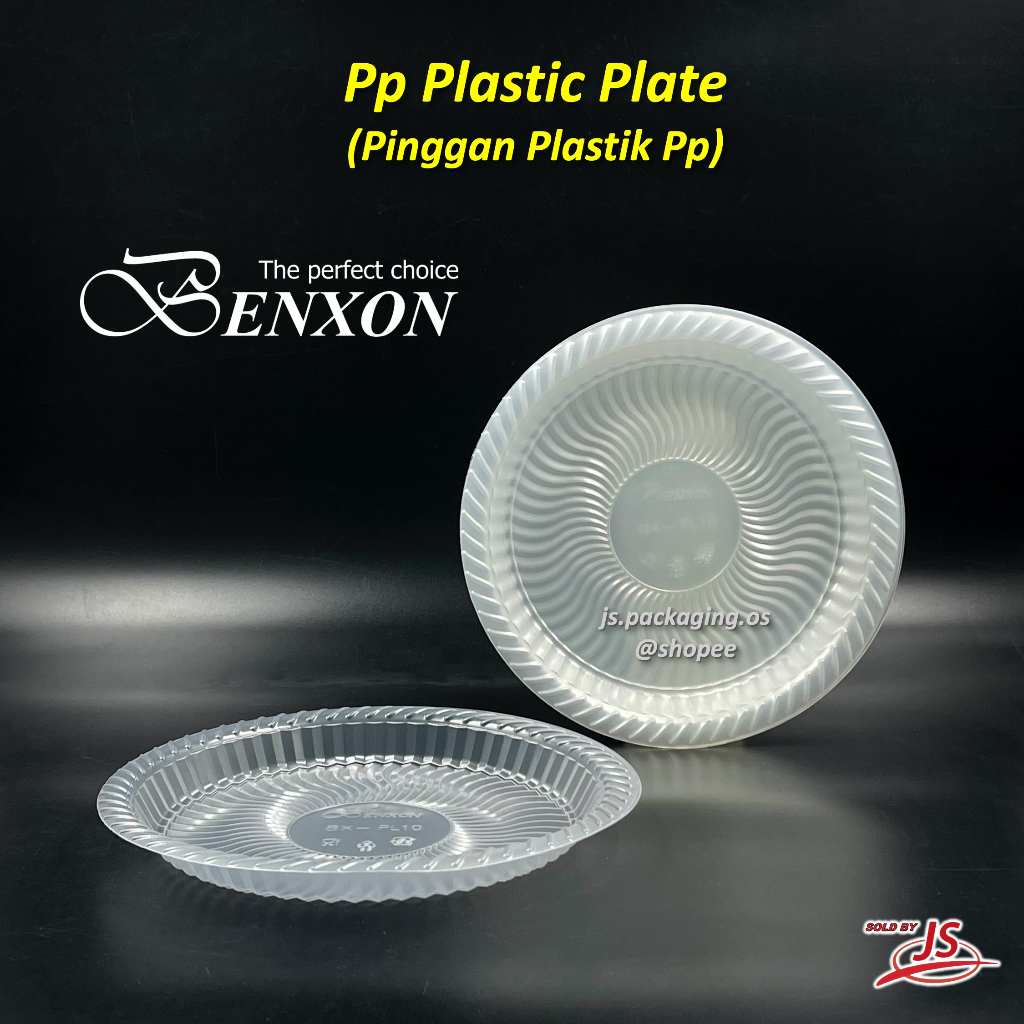PP Plate Plastic Disposable Party Plate [50Pcs] Pinggan Pakai Buang 6 ...