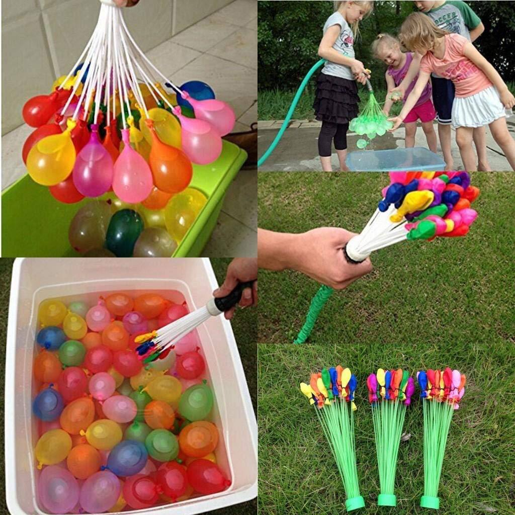 100pcs Mixed Colour Magic Water Balloons Self Tying Fast Filling Water ...
