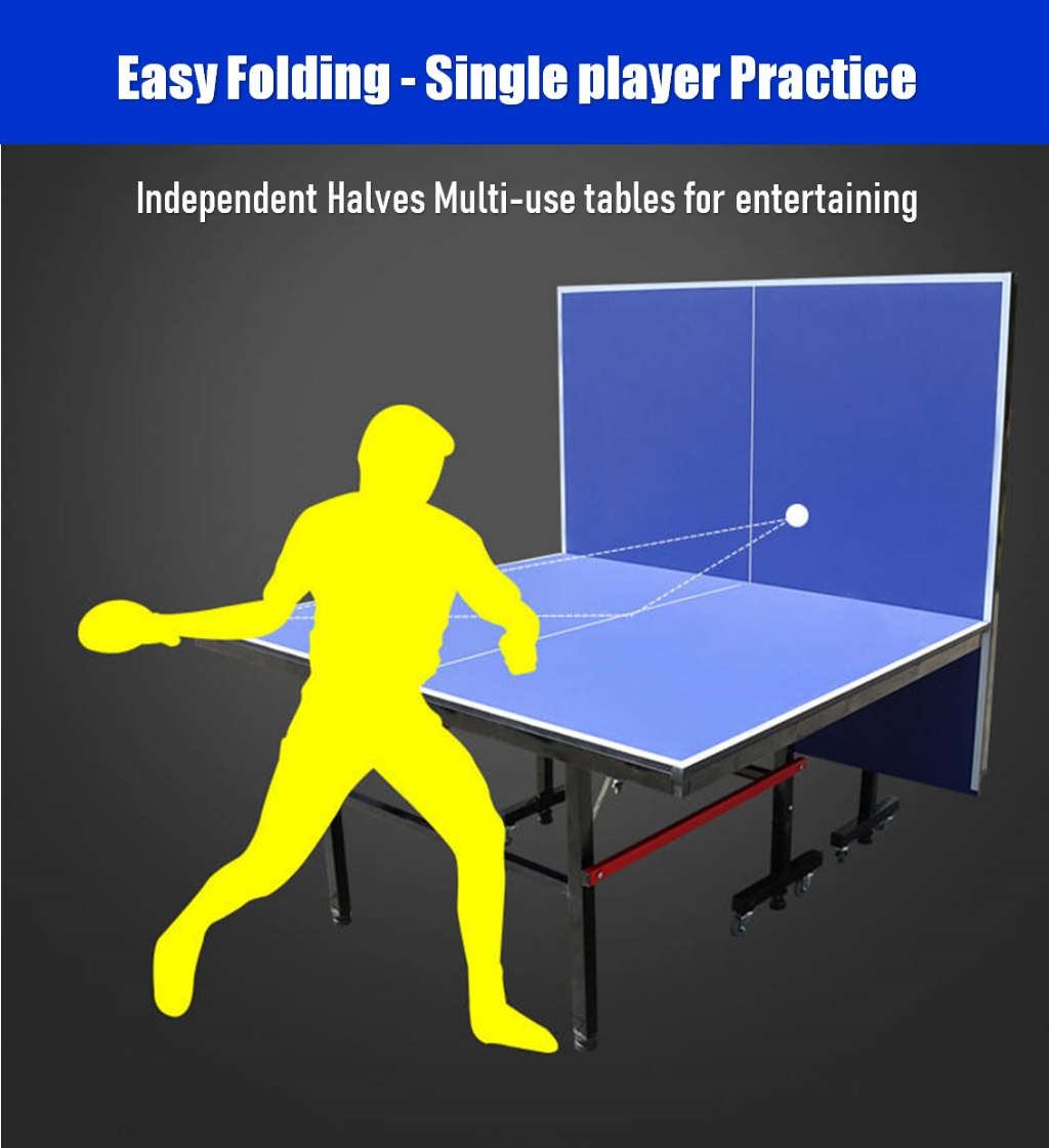 Professional Indoor Waterproof Table Tennis Ping Pong Table With Quick ...