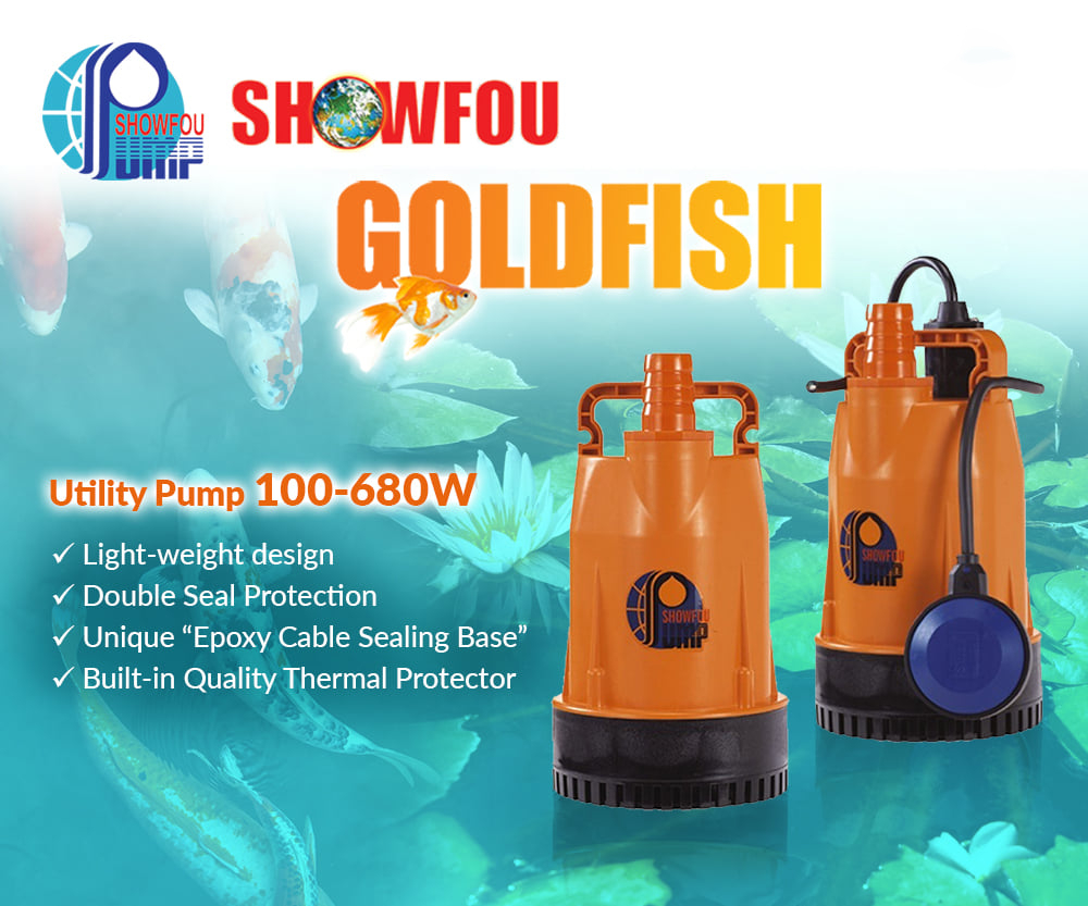 (Taiwan) Showfou 100W & 200W Submersible Pump GF-100N & GFA-100N | Fish ...