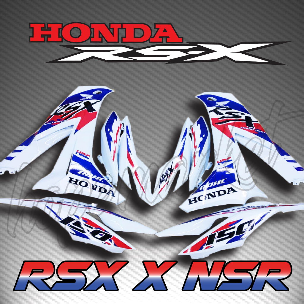 STRIPE MOTOR HONDA RSX 150 CBR/NSR DESIGN CUSTOM BODY STICKER ( READY ...