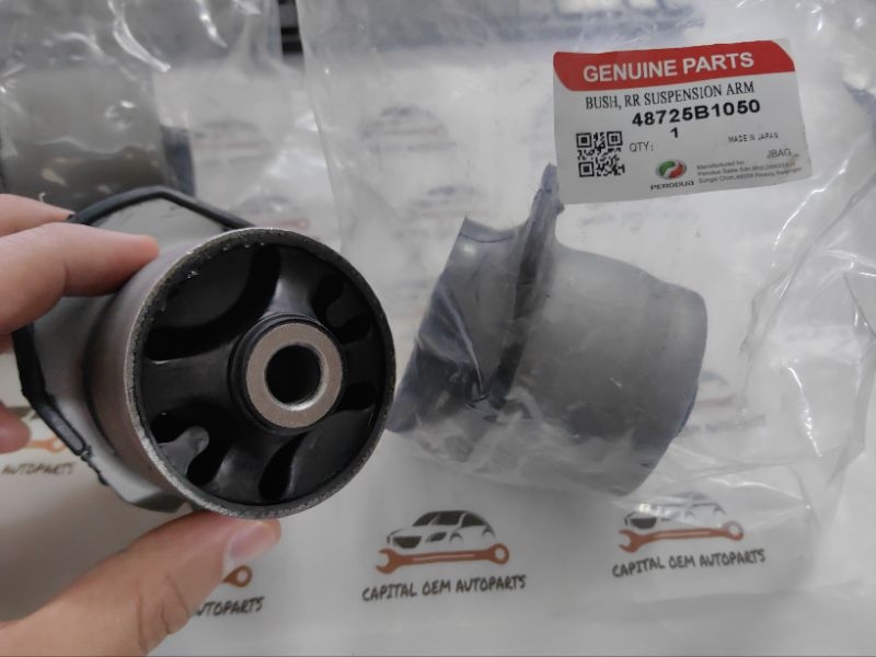 100% ORIGINAL PERODUA MYVI LAGI BEST (2011~16) REAR AXLE BUSH 48725 ...