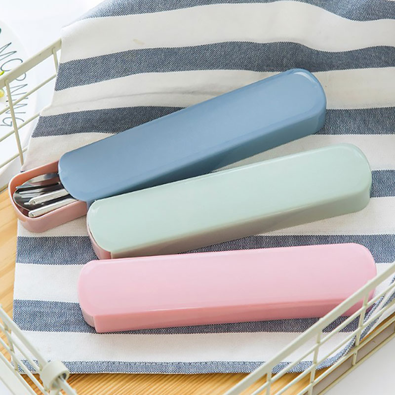 304 Stainless Steel Cutlery Set Chopstick Spoon Fork Travel Camping ...