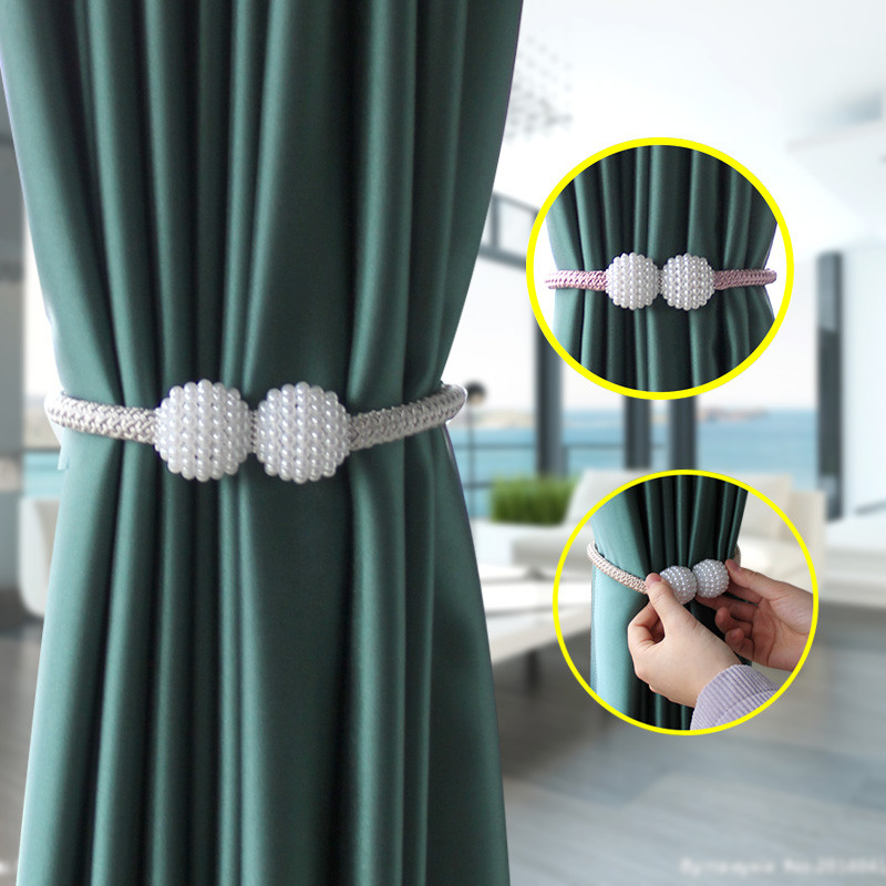 1PC Magnetic Curtain Buckle Holder Magnet Curtain Tieback Clips Home ...