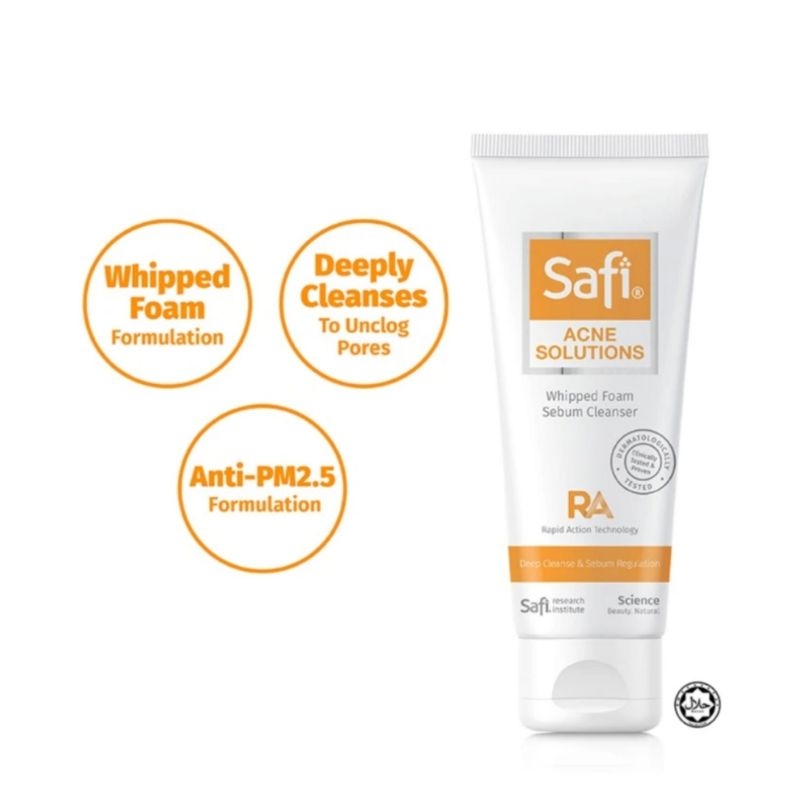 Safi Face Wash 95ml | 100ml Pencuci Muka Facial Foam Scrub Cleanser ...