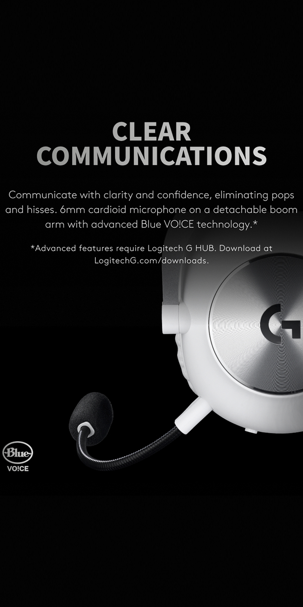 Logitech G PRO X 2 LIGHTSPEED Wireless Gaming Headset, Detachable Boom ...