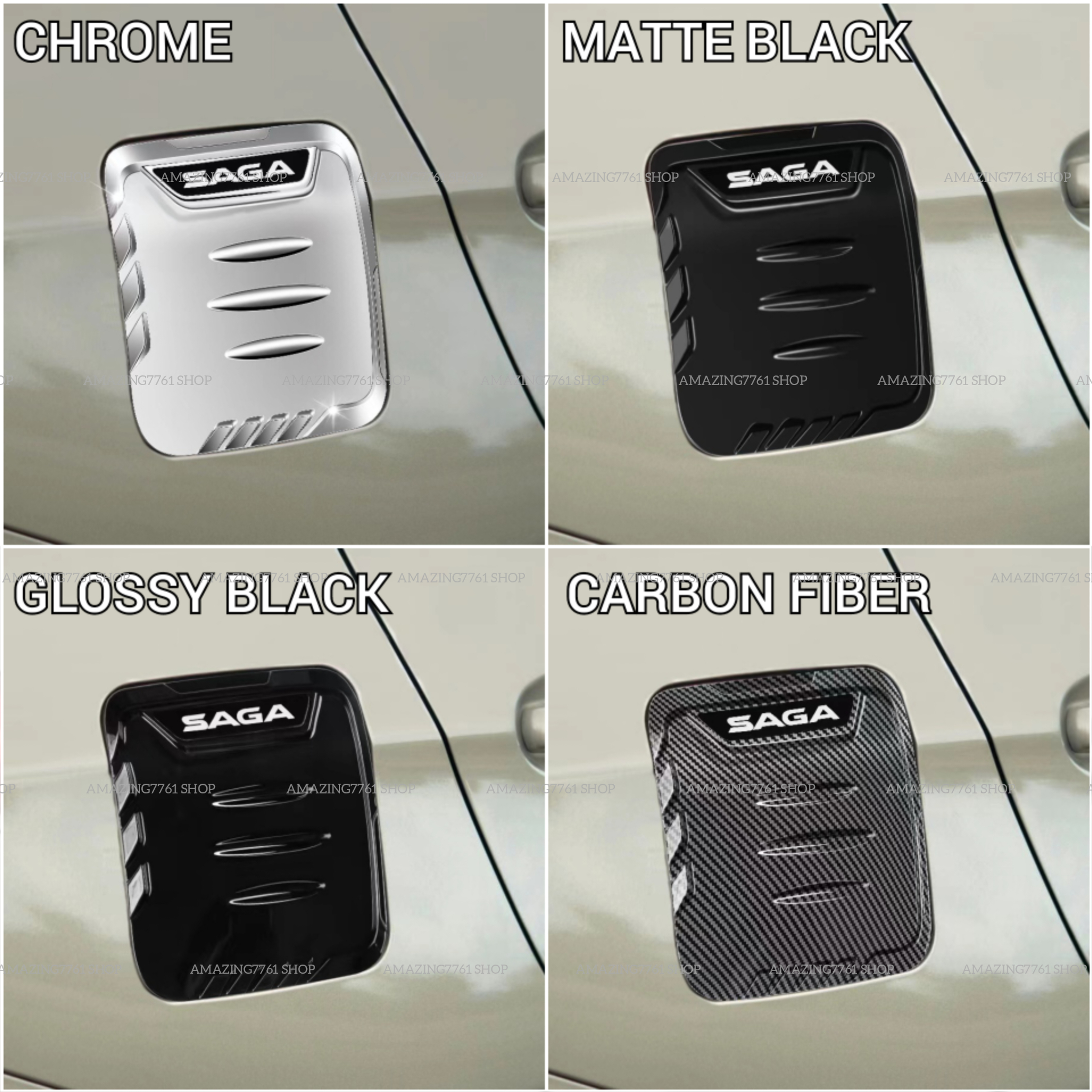 AMAZING PROTON SAGA VVT 2016-2024 CAR FUEL CAP COVER TRIM GARNISH FUEL ...