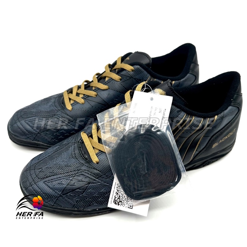 PAN Vigor X Easy Elvaloy Blackout Limited Edition Futsal Shoes 100 ...