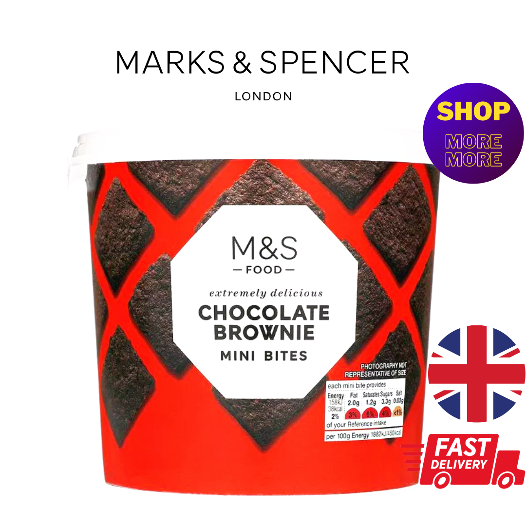 [CNY Gifts🍊] M&S Mini Bites 🇬🇧 Marks and Spencer: Chocolate Brownie ...
