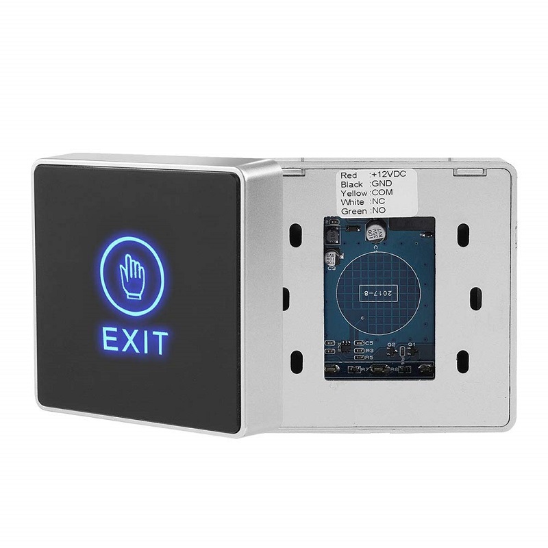 Door Exit Release Button Switch Panel LED Light for Door Access Control ...