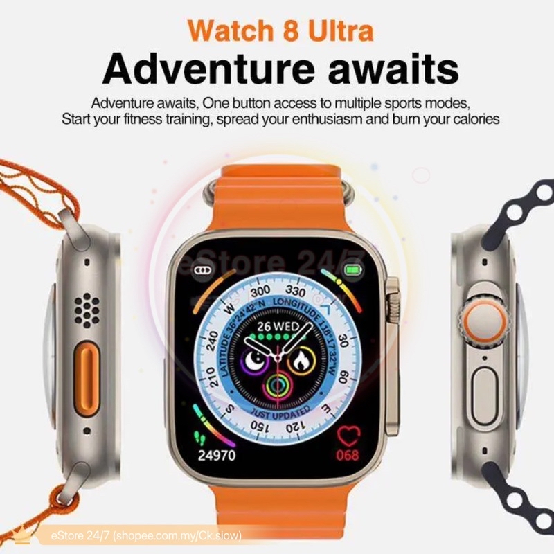 Moxom MX WH05 WH06 WH10 WH12 Ultra Smart Sport Watch Heart Rate ...