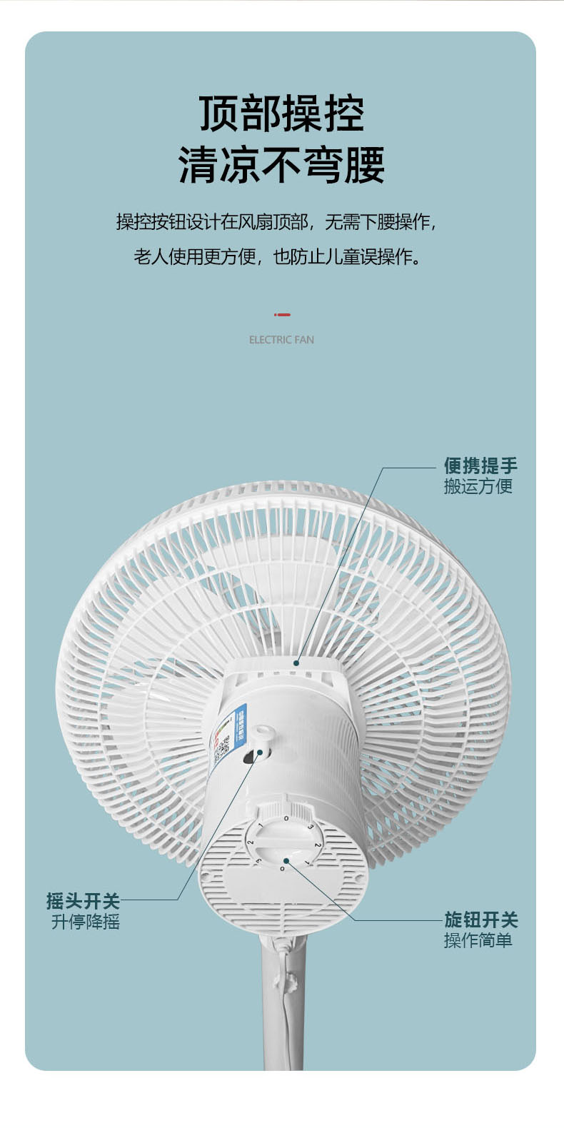 7 blade Stand Fan 16” inch 2 IN 1 adjustmen Table Fan 16”inch Floor Fan ...